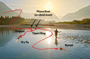 The Dry Dropper Rig: Using a Dry Fly as an Indicator – Tackle Village